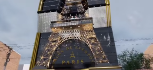 El Alto vuelve a sorprender: un cholet inspirado en la Torre Eiffel que ...
